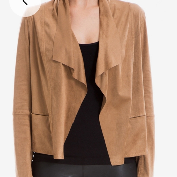 Max Studio | Jackets & Coats | Nwt Max Studio Vicuna Faux Suede Jacket ...
